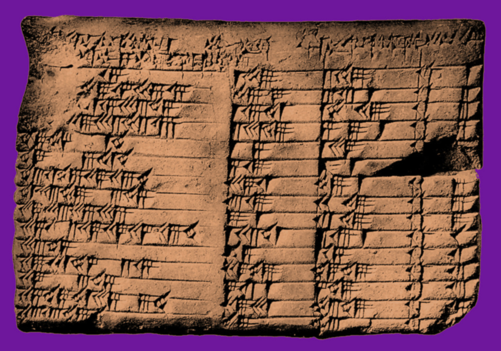 HUMANIDAD Y COSMOS: TABLILLA BABILÓNICA DEL 1822 A.C. TIENE LA TABLA ...