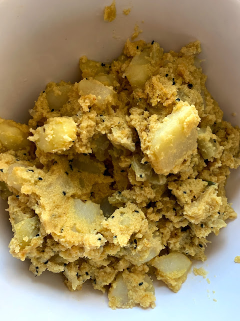 Life Without Alu?: Jhinge Alu Posto (Ridge Gourd and Potatoes with ...