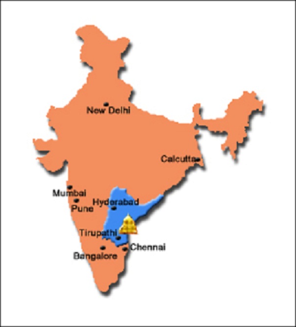 Tirumala Venkateswara Temple Map