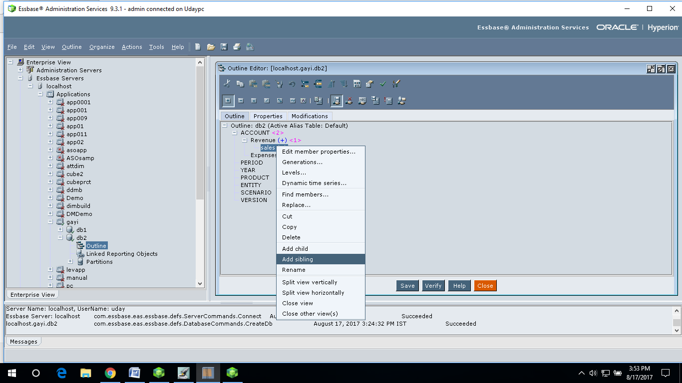 Manual outline dimension building