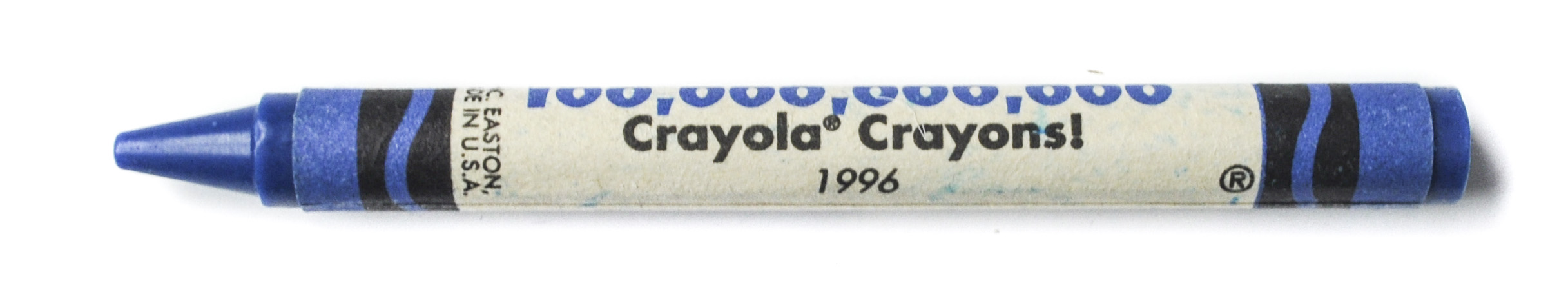 Blue Ribbon Crayola Crayon, One Hundred Billion | Jenny's Crayon Collection