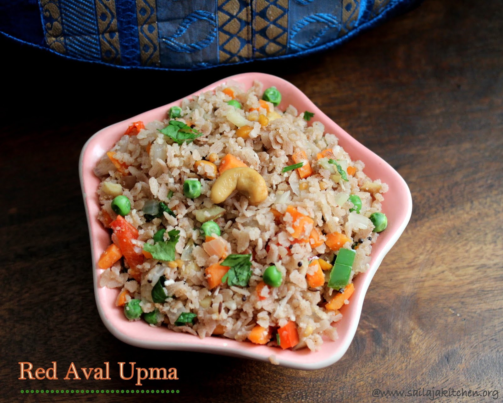 Sailaja Kitchen...A site for all food lovers!: Red Poha Upma / Sigappu ...