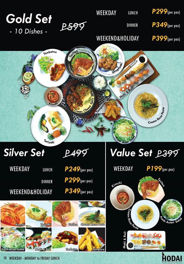 HODAI Fusion Japanese Buffet Introduces Promos This Holiday 2019!
