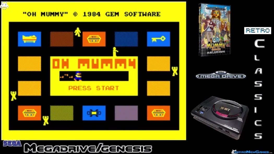 Xogo - Retro: Análisis - Oh Mummy (CPC 464 Amstrad) - RetroNewGames 4.0 ...