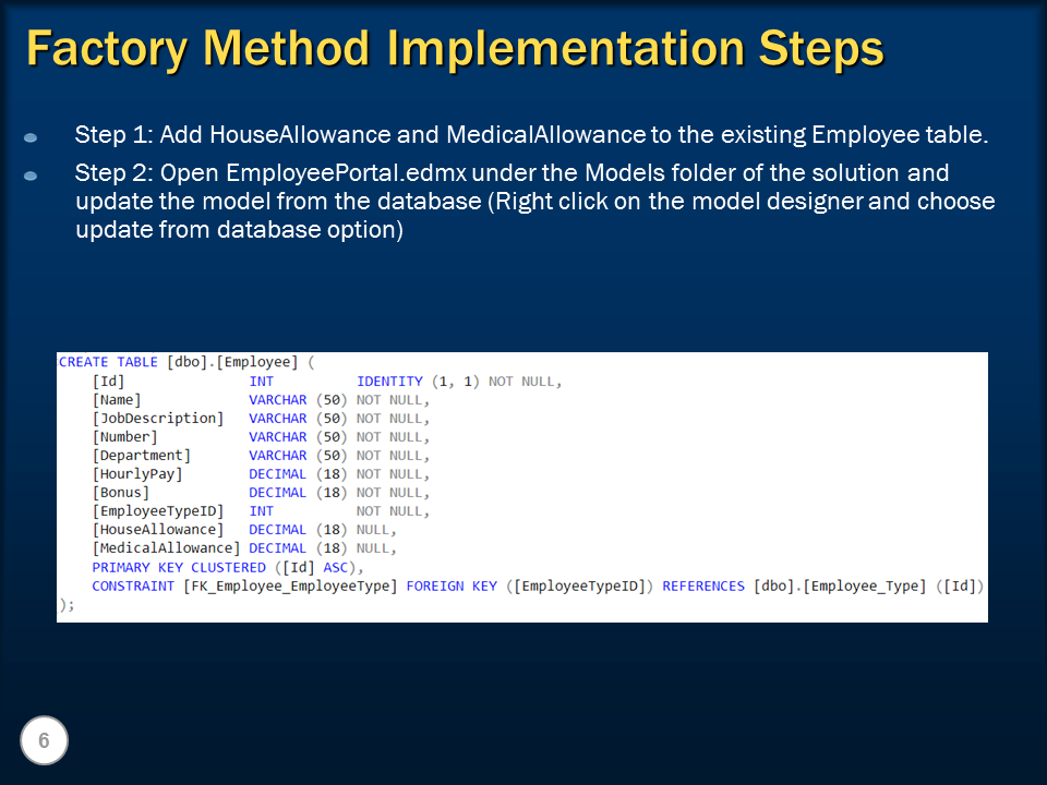 Sql Server Net And C Video Tutorial Factory Method Design Pattern