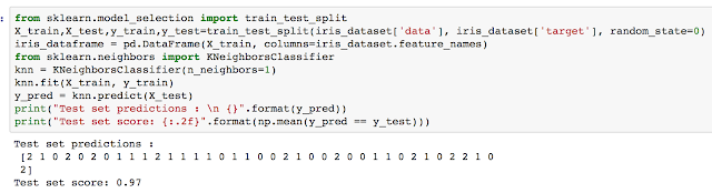 3. INTRODUCTION TO ML WITH PYTHON USING kNN