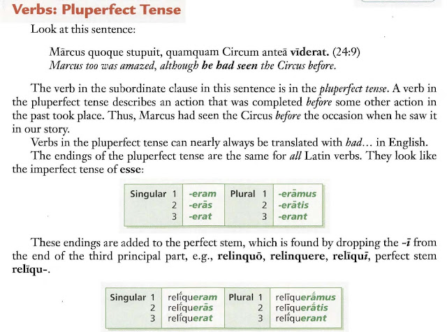 03 Latin 2019_2020: Thursday October 3 Pluperfect & Future Perfect