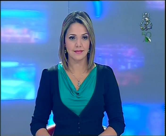 Arab Spicy News Anchor women: SIHEM KHELIFA Sexy Algerian tv news reader..