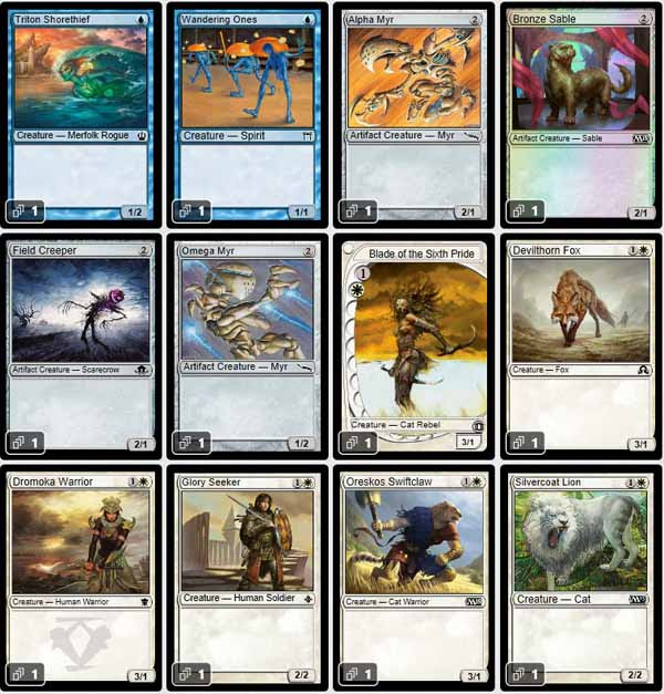 Magic the Gathering Adventures: Vanilla Creatures