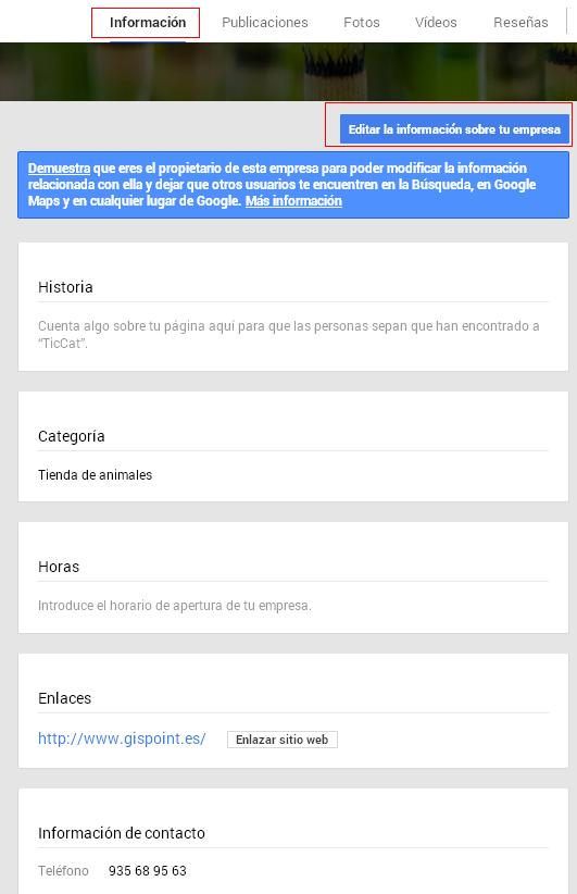 Geotics: Como crear una página de Google Plus para Negocios Locales e ...
