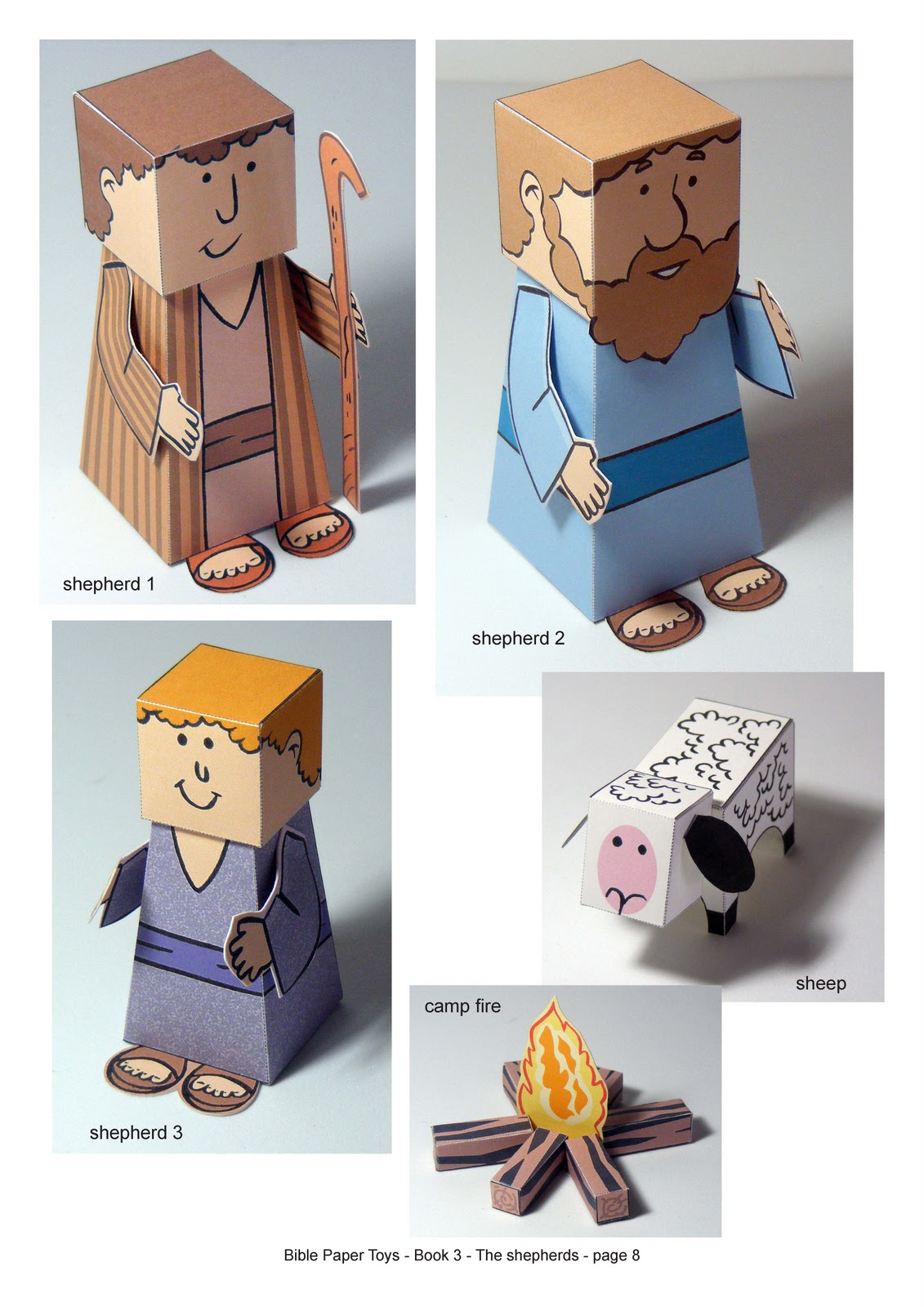 Obedecendo ao Pai!: Paper toys bíblicos