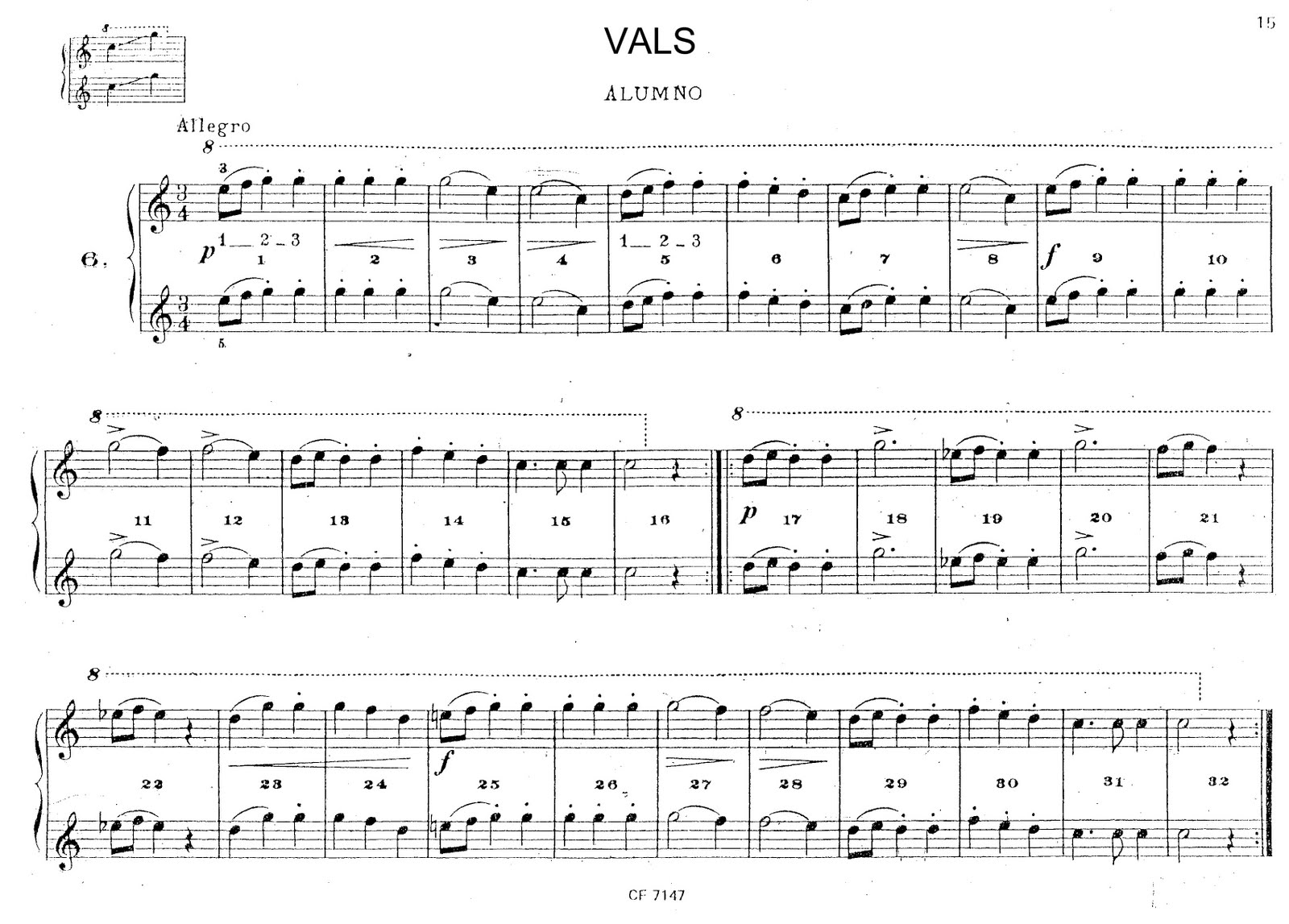 Piano GCBA: vals