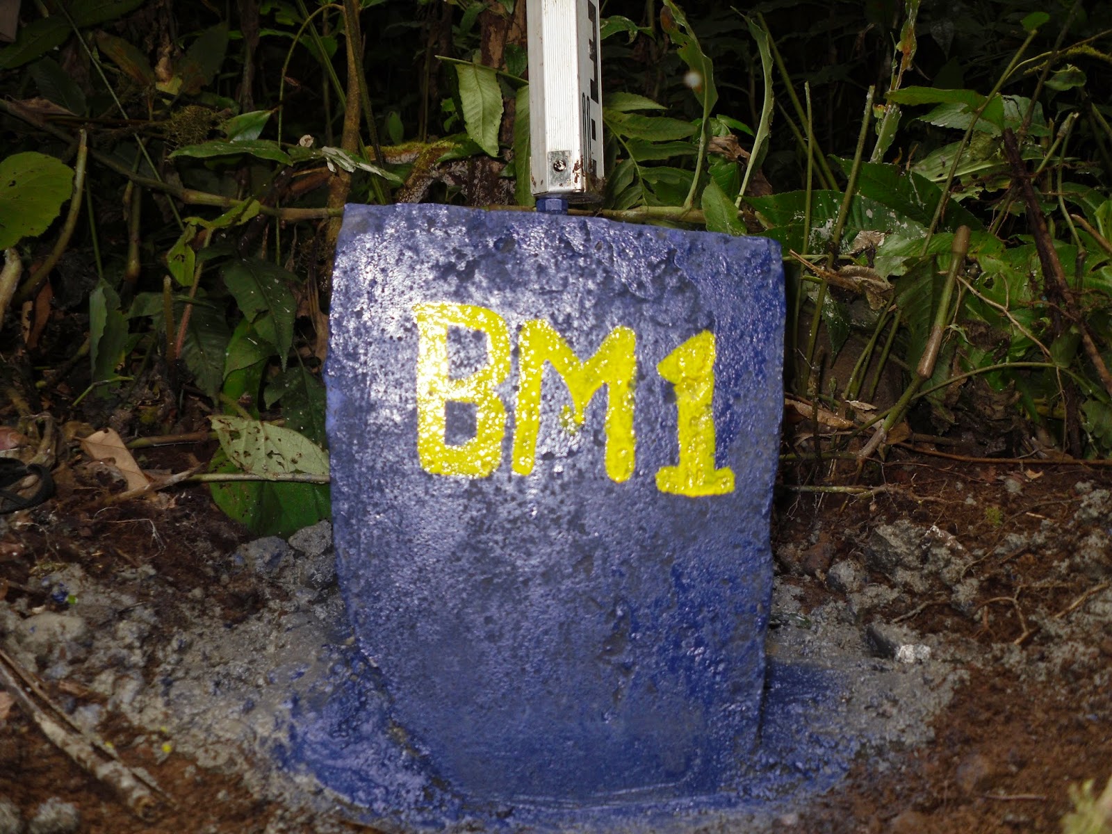 Memasang BM (Bench Mark) dan CP (Control Point) ~ Air Itu Mengalir