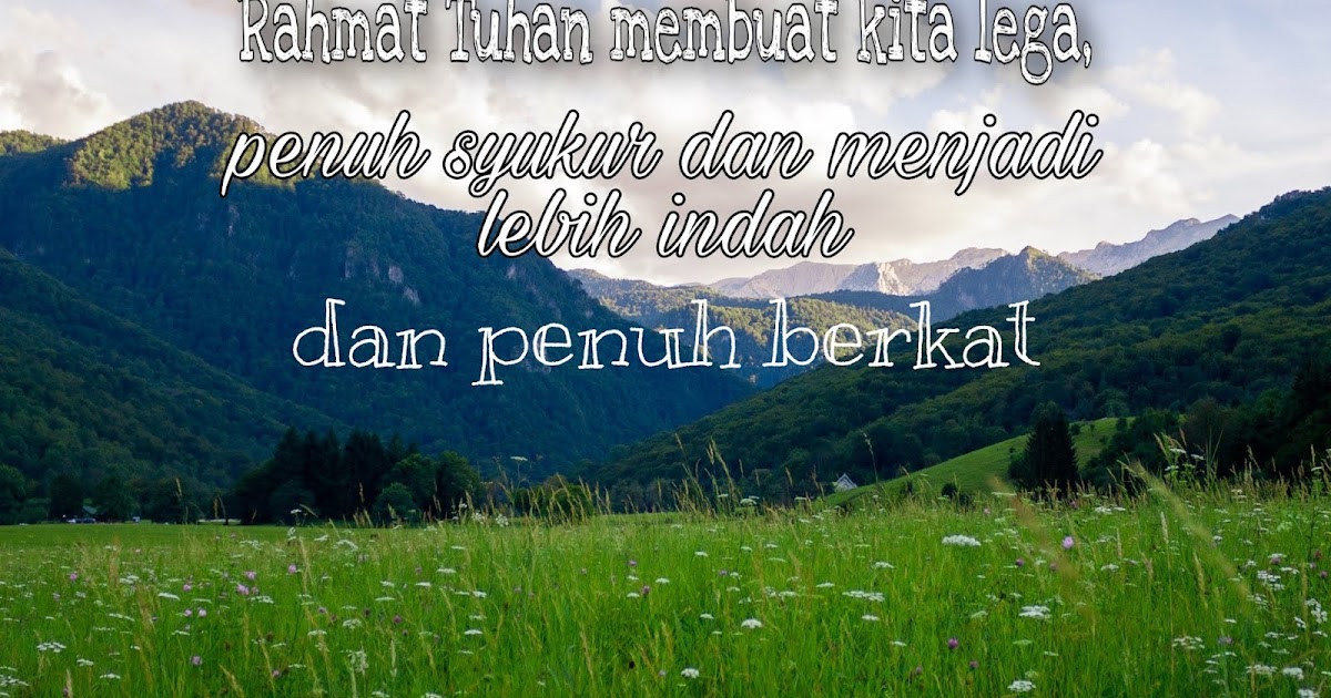 Renungan Kristiani Teknik Lingkungan: Memberikan Kelegaan