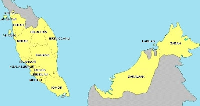 Taman Pembelajaran: Peta Malaysia