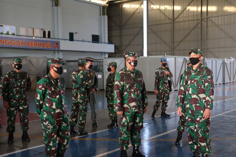 DEFENSE STUDIES: Kasau Melihat Progres Fasilitas Simulator Sukhoi