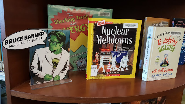 Literary Hoots: The Avengers! Summer Reading Library Display