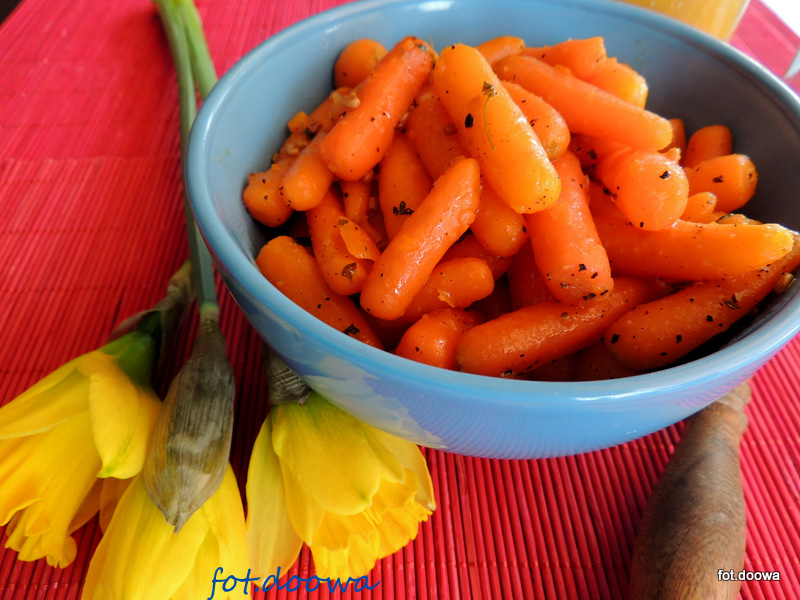 Mini marchewka karmelizowana w miodzie - Moje Małe Czarowanie - Dorota ...