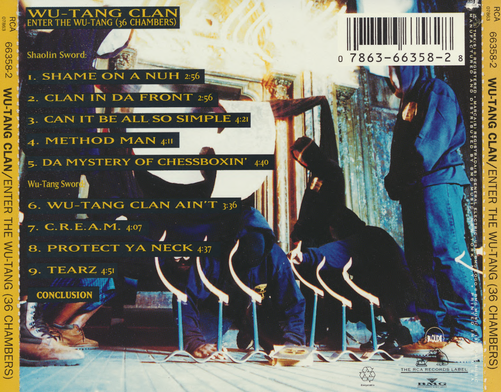 OLAS UN BEKONS HIP-HOP & FUNK BLOG: Wu-Tang Clan - Enter The Wu-Tang ...