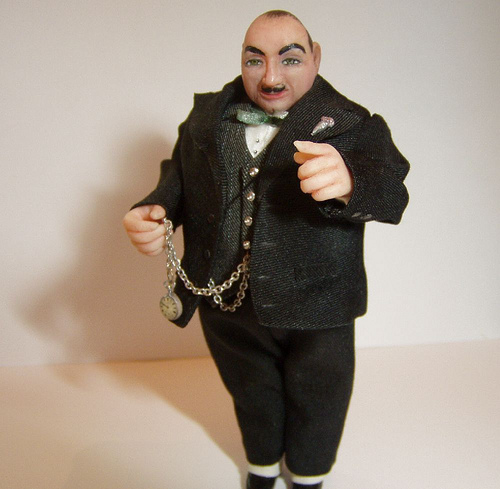 Collection Agatha Christie de Manon: Figurines Hercule Poirot