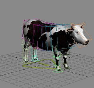 RigsArena - Free Rigs for 3ds Max: Cow Rigged 3ds Max