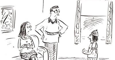 Blue Gal: The New Yorker Cashes In On Scaramucci