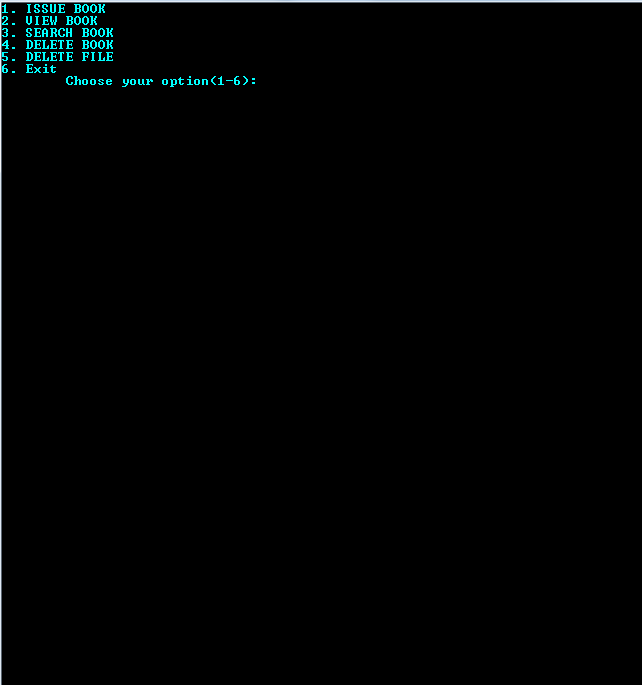 Library Management System : C programming