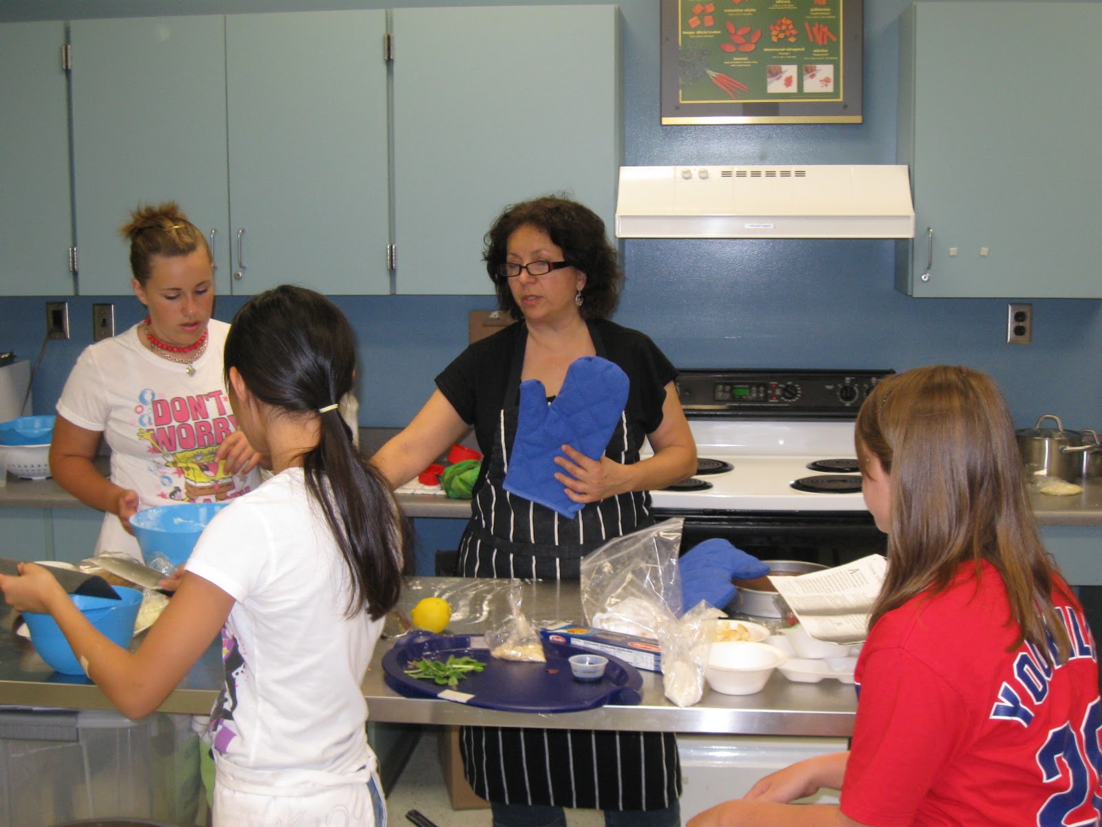 Cooking with Chef Alba : Food Pics from My Teen Cooking Class Challenges