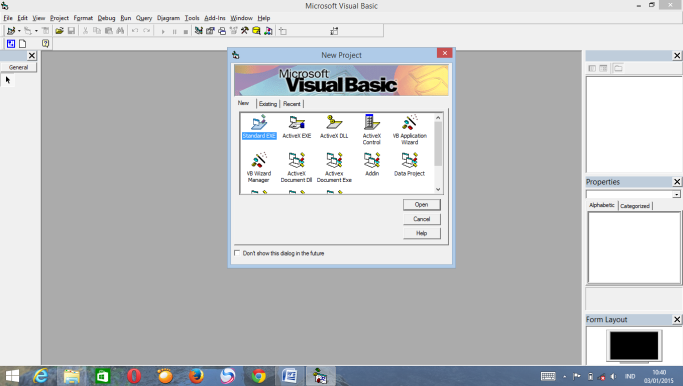 Cara Membuat Menu Utama Menggunakan Menu Editor VB ~ Go Blog