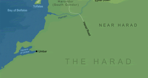Middle Earth الأرض الوسطى: هاراد ,Harad.