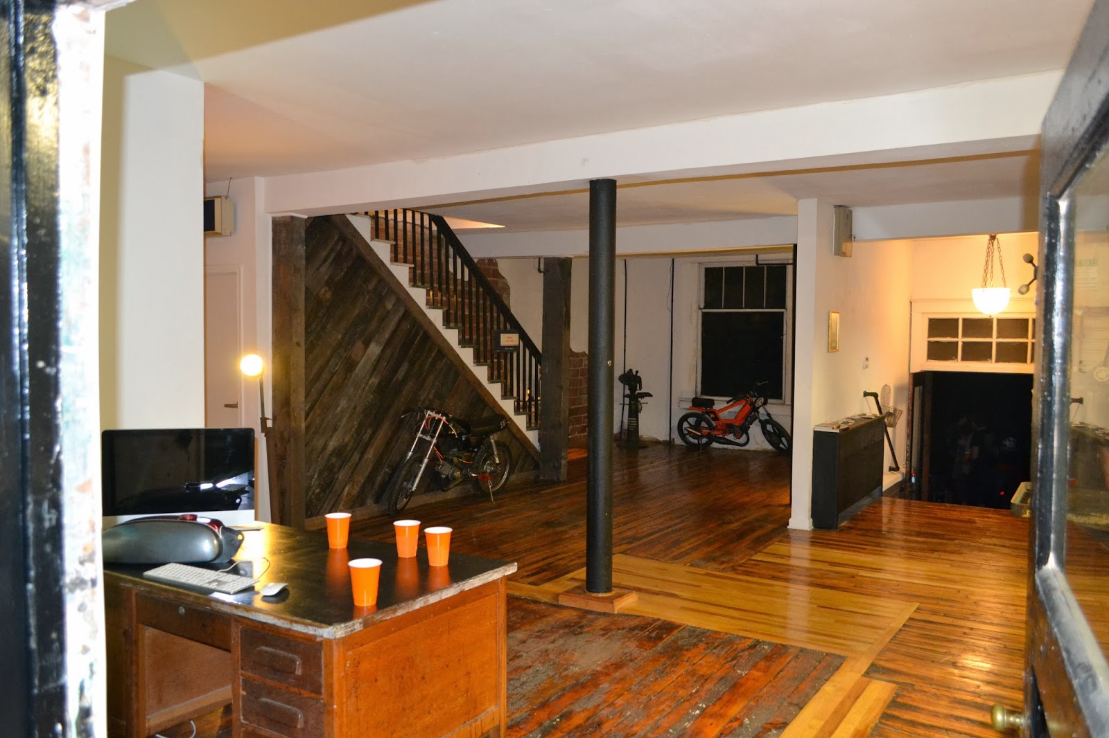 Home Alone with Mopeds.: 1977 Moped's Reality Factory Grand Opening.