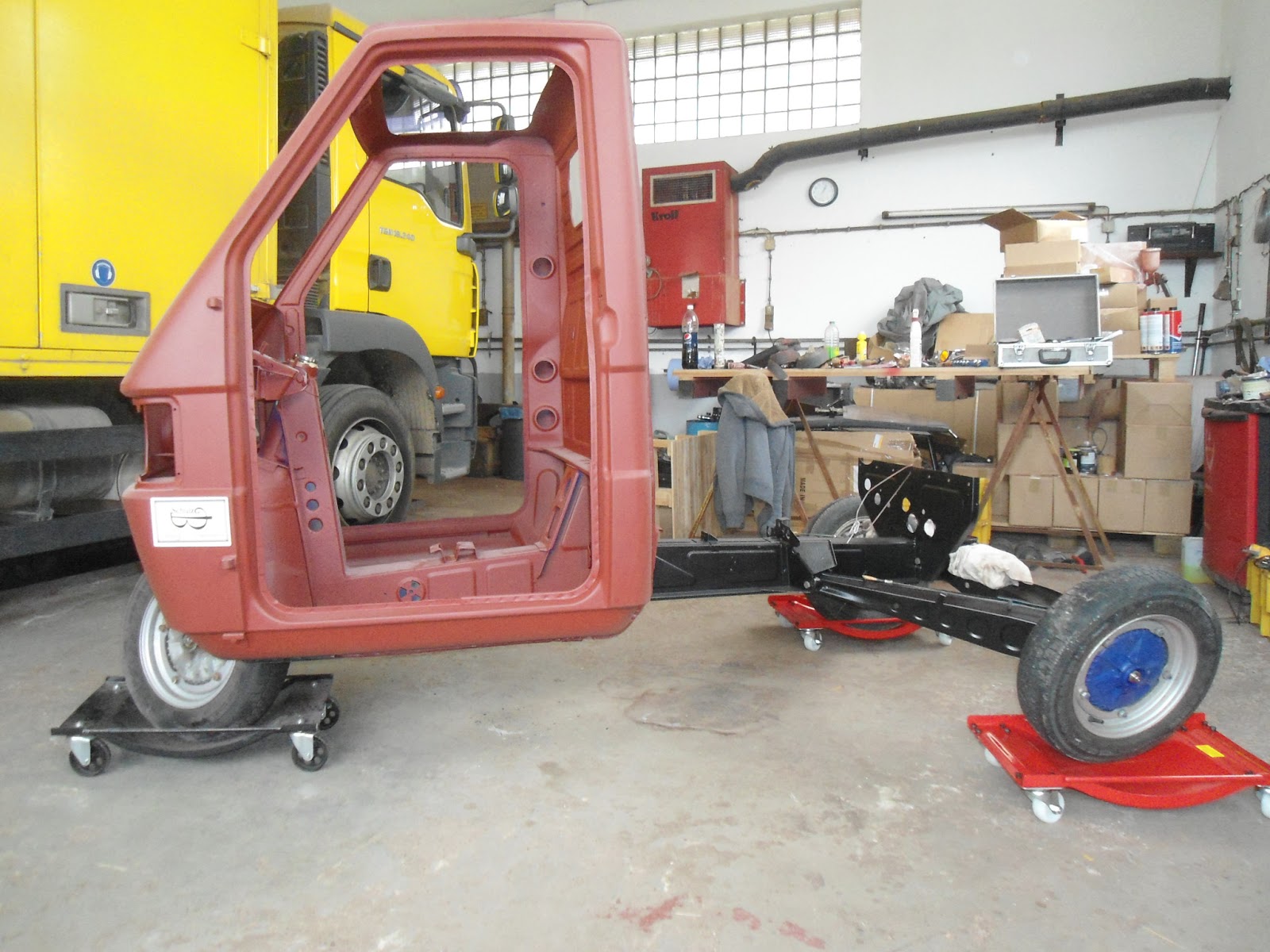 Scooter-Service-Deutschland: APE TM Der Zusammenbau