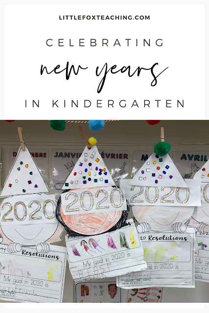 Celebrating New Years in Kindergarten | Little Fox Teaching
