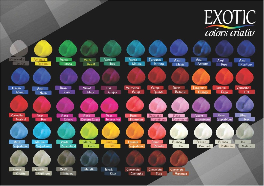 Resenha - Tinta Fantasia Exotic Colors e a cor Rosa Impossível - Mayumi ...