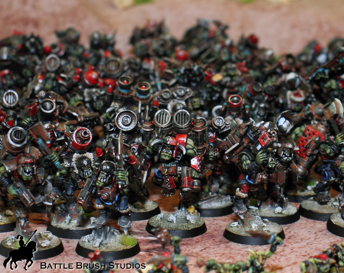 Battle Brush Studios: Showcase: Orks Army Shots