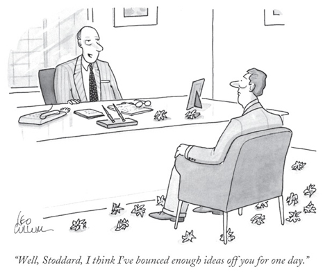 OFF THE WALL...: New Yorker Cartoons on Getting Things Done