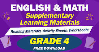 ENGLISH AND MATH Supplementary Materials for GRADE 4 (Free Download ...
