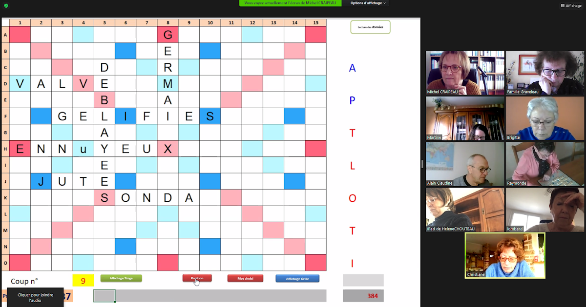 Retraite Sportive Saint-Laurentaise: Scrabble Duplicate