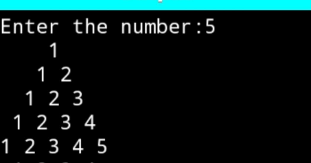 Codeforhunger Learn Coding Easily C Program To Print Diamond Number Pattern