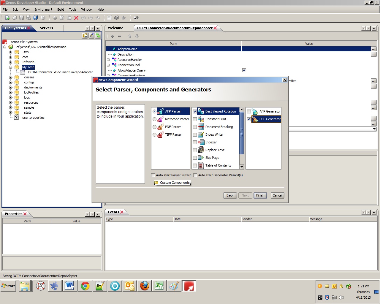 Documentum integration with Xenos: Documentum integration with Xenos