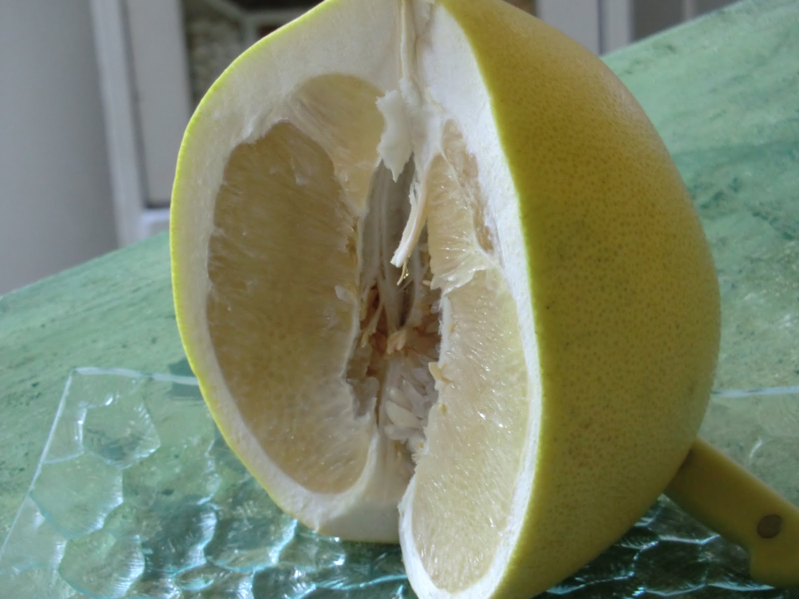 Salade de pamplemousse chinois au sirop d'agave - Ma petite cuisine ...