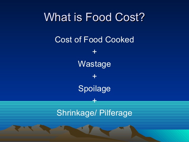 FOOD COST CONTROL