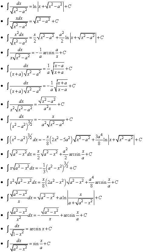 Integral Calculus Integrals Of Irrational Functions Alfi Blog