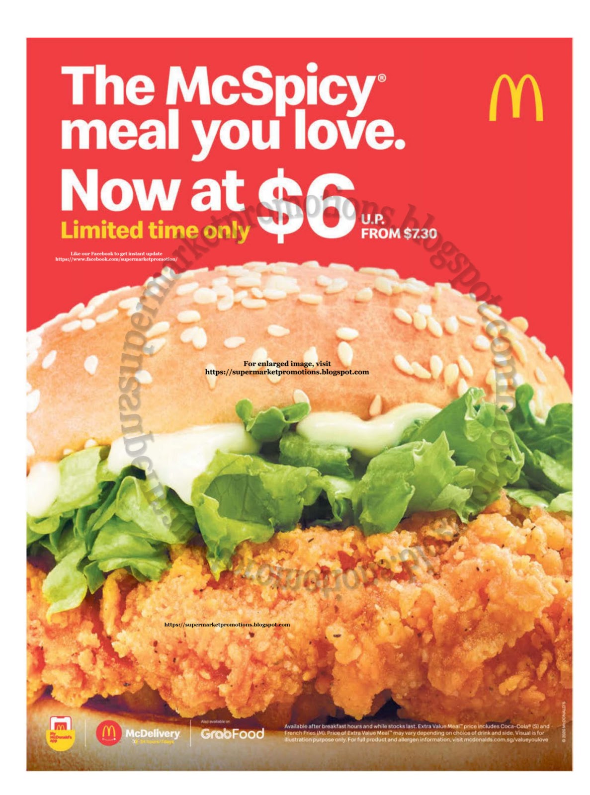 McDonald's McSpicy Limited Time Offer 06 July 2020 ~ Supermarket Promotions