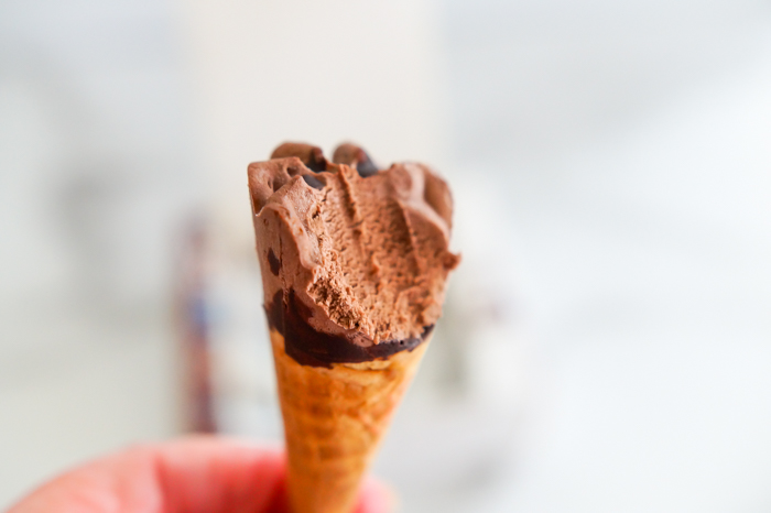 Sweet on Trader Joe's: Dairy-Free Mini Frozen Dessert Cones | Bake at 350°