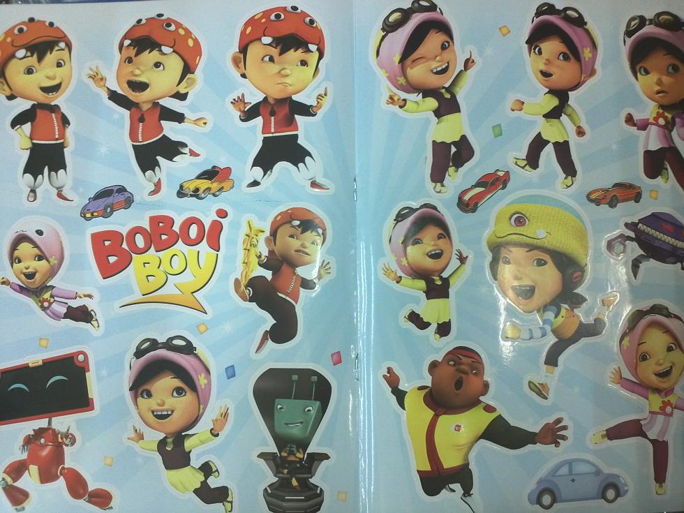 Boboi Boy Colouring n Sticker