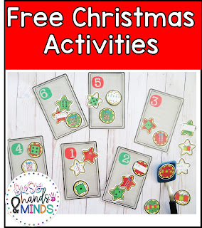 Christmas ABC Countdown- FREE- Preschool Pack | Busy Hands and Minds