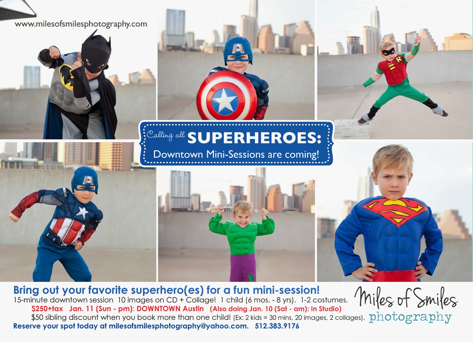 Miles of Smiles Photography: Superhero Mini-Sessions are COMING ...