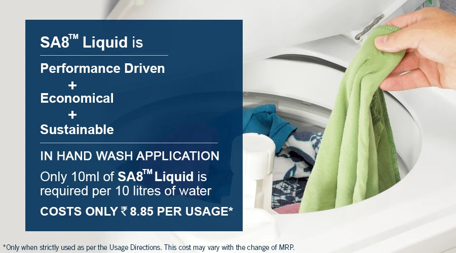 Think Like No Box: SA8 Liquid Concentrated Laundry Detergent