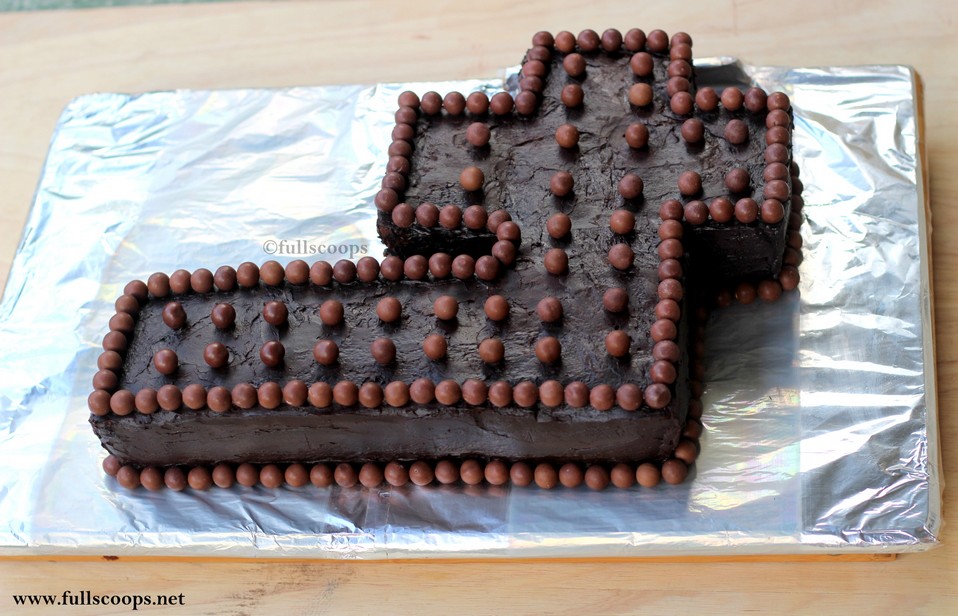 How to make number 4 birthday cake ~ Full Scoops - A food blog with ...